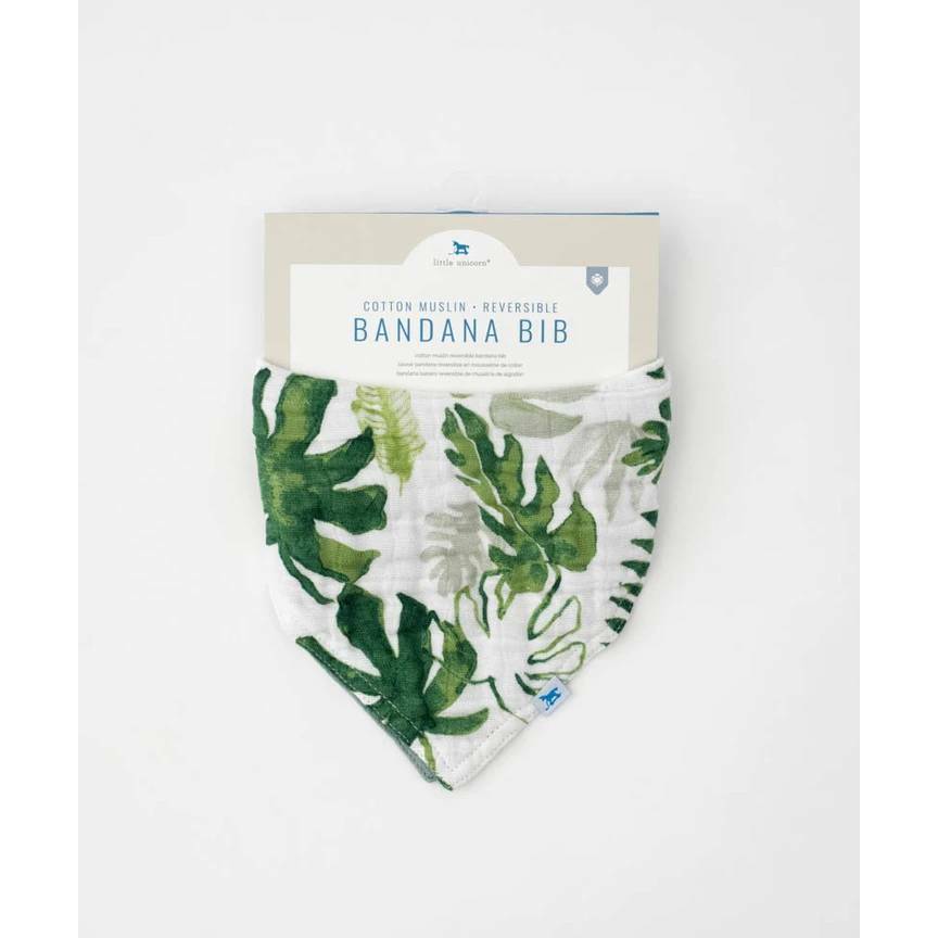Little Unicorn Reversible Muslin Bandana Bib | The Secret Treehouse